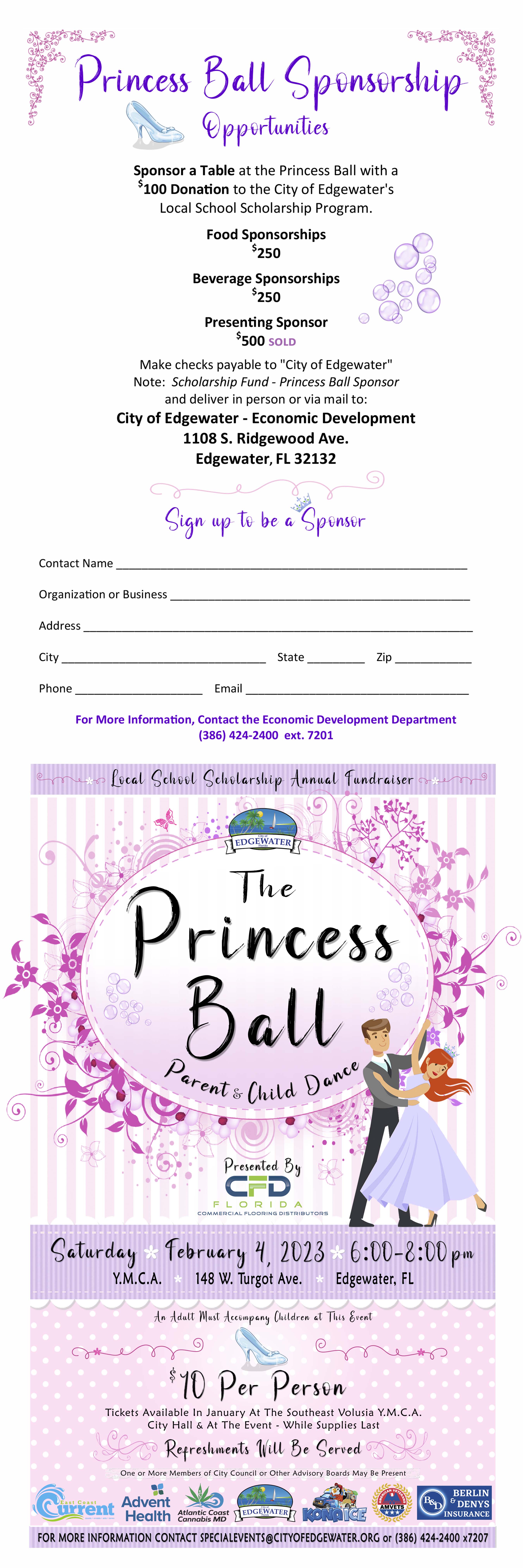 The Princess Ball | City of Edgewater Florida