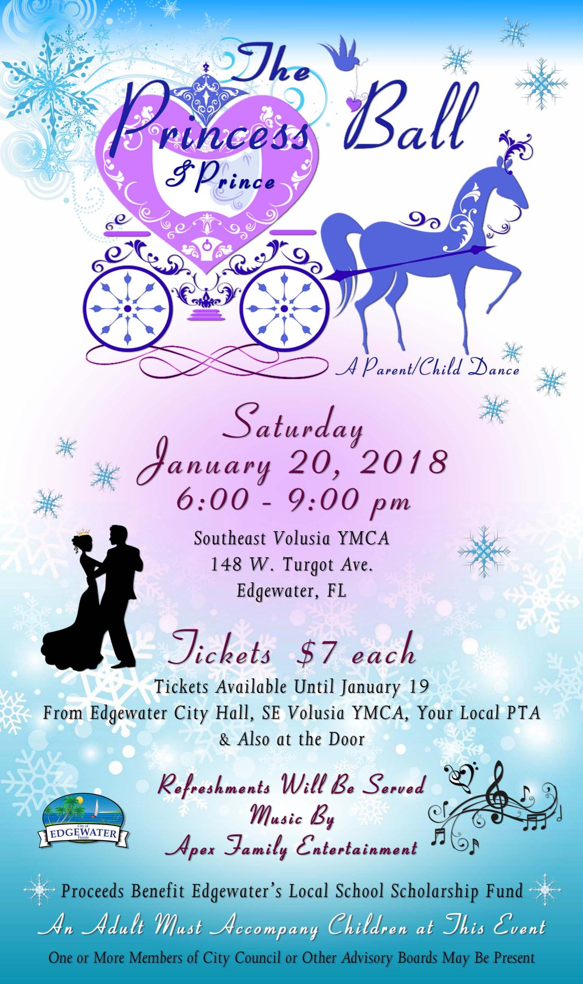 Princess & Prince Ball | City of Edgewater Florida